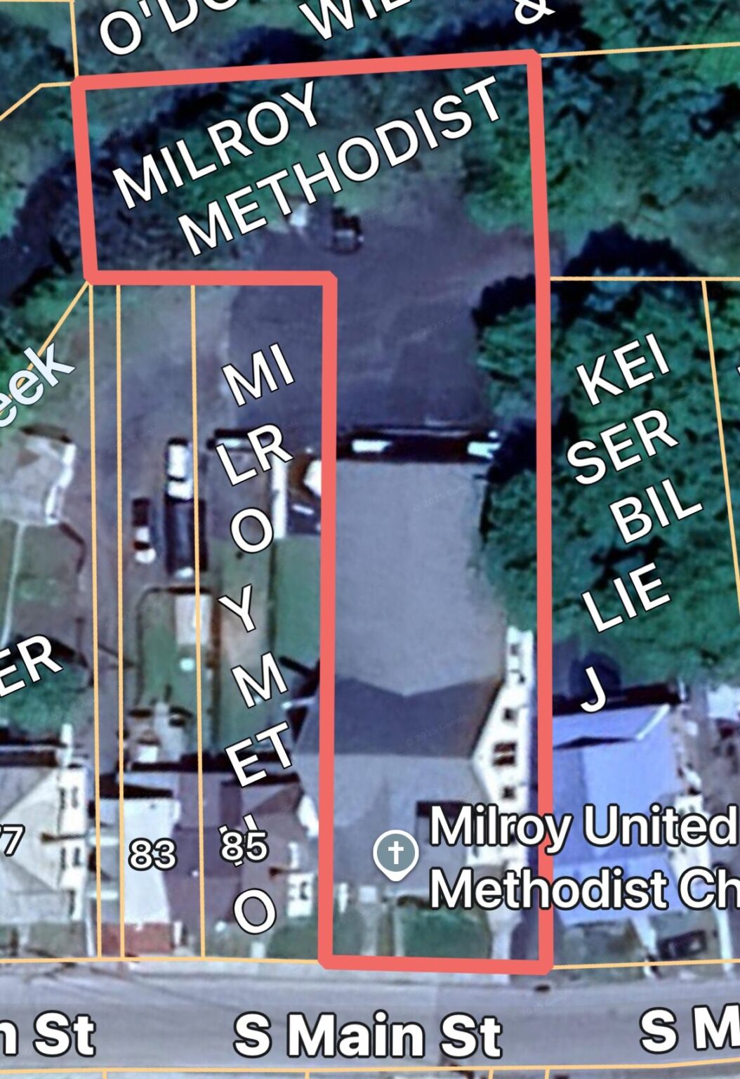 Former Milroy UMC - Michael T Roan Real Estate